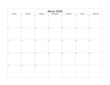 2009 Full-Page Monthly Calendar Set • iWorkCommunity