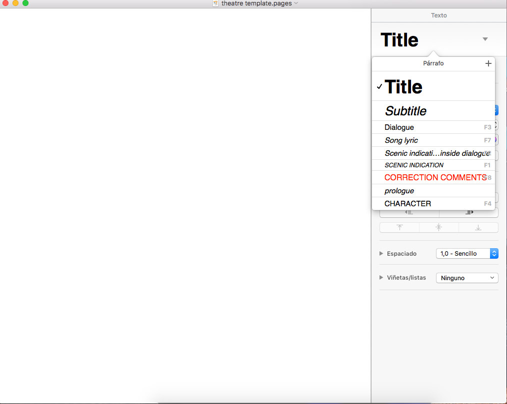 Blank Play Template • iWorkCommunity
