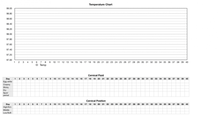 Fertility/Ovulation Log • iWorkCommunity
